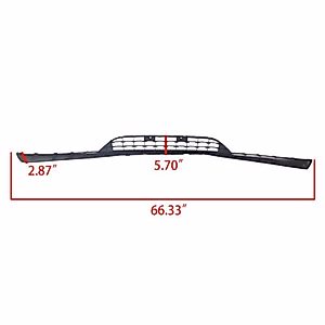 Front Lower Valance Bumper Panel For 2015 2016 2017 2018 Ford Focus(Replace Part# F1EZ17626A)