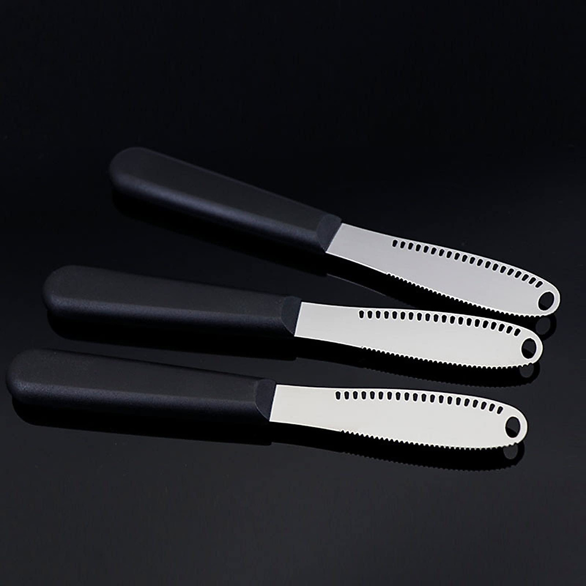 Butter Slicers Easy Spread Butter Knife Spreader Knives with Holes Butter Knives & Picks for Cold Butter Stainless-Steel Butterknife Flatware Table Dinner Knifes for Dessert Steak