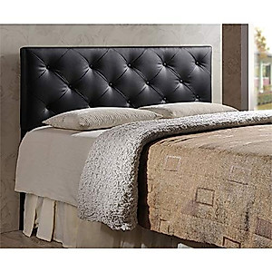 Baxton Studio Bedford Headboard, Black, Full