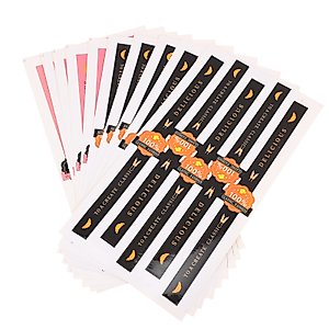 Stocking Stuffer 50Pcs Wrapping Seal Decals Package Sticker Box Seal Decal Stickers Self- Adhesive Food Retail Sealing Stickers