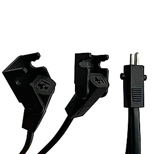STAIGO 2 Pin Splitter Lead Y Power Cable 2 Motors to 1 Power Supply for Electric Recliner Lift Chair Used to Connect 2 Lift Chair Electric Recliner Motors to 1 Power Supply Transformer (1M)