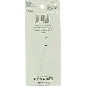 Scunci fish claw clips 2 ct, Multi-Colored, 1 pack