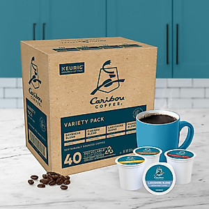 Keurig Caribou Coffee Favorites Variety Pack, Single-Serve Coffee K-Cup Pods Sampler, 40 Count