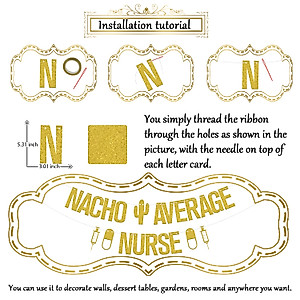 Nacho Average Nurse Banner, Congrats Nurse BSN/RN Grad Party Decorations, 2024 Nurse Medical School Graduation Decor, Congrats Grad Class of 2024 Nursing School Graduation Party Supplies