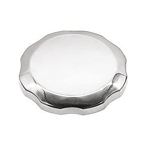 LDEXIN Metal Gas Fuel Cap Cover Chrome Tank Cap for 2kw - 8kw Petrol Generator, 92mm O.D.