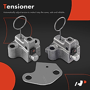 A-Premium 10PCS Engine Timing Chain Kit [fits SOHC, 8Cyl 4.7L] Compatible with Dodge Dakota 00-07, Durango 2000-2008, Ram 1500 02-07 & Jeep Commander, Grand Cherokee 99-06 & Mitsubishi Raider 06-07