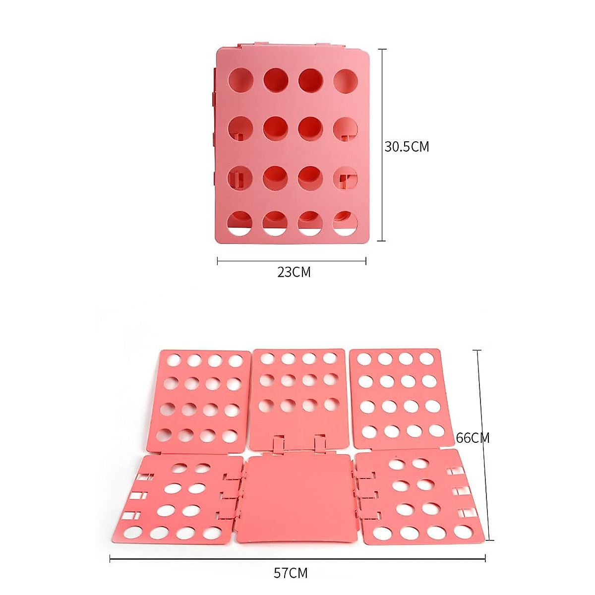 NuRcix Plastic Folding Helper Easy And Fast Folding Boards Folding Board T Shirt Clothes Folder Laundry Organizer For Kid And Adult To Fold Clothes (Green)