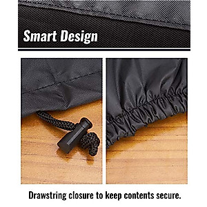 NUPICK Portable Grill Cover for Coleman Roadtrip LXX / LXE / 285 / 225 Grill, Waterproof and Windproof Small Grill Cover, Come with Grill Brush