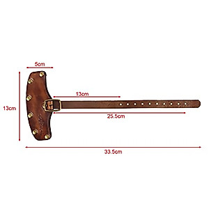 TOURBON Vintage Leaher Hatchet Axe Head Cover Sheath