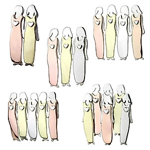 Alloy Sister Brooch Pin Set: 3 Sisters Clothing Pin Best Friends Sisterhood Brooch Alloy Sweater Breastpins BFF Brooch for Purse Sweater, 3.2X2.5X0.5cm, AX191275LU