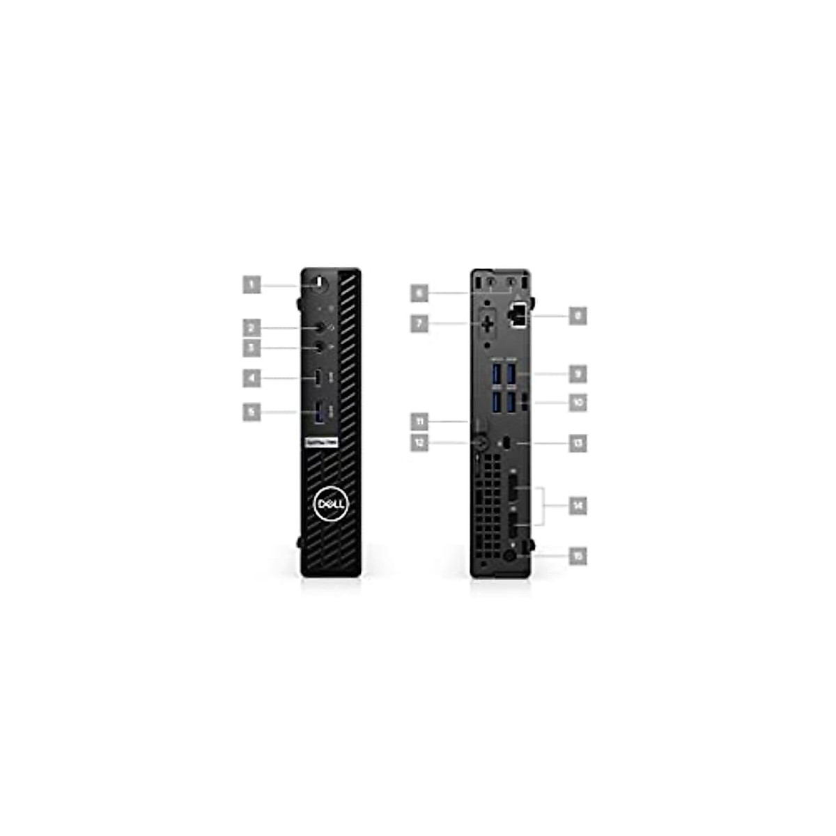 Dell Optiplex 7080 Micro Desktop | Core i5-10500 - 512GB SSD Hard Drive - 16GB RAM | 6 cores @ 4.5 GHz Win 10 Pro Black