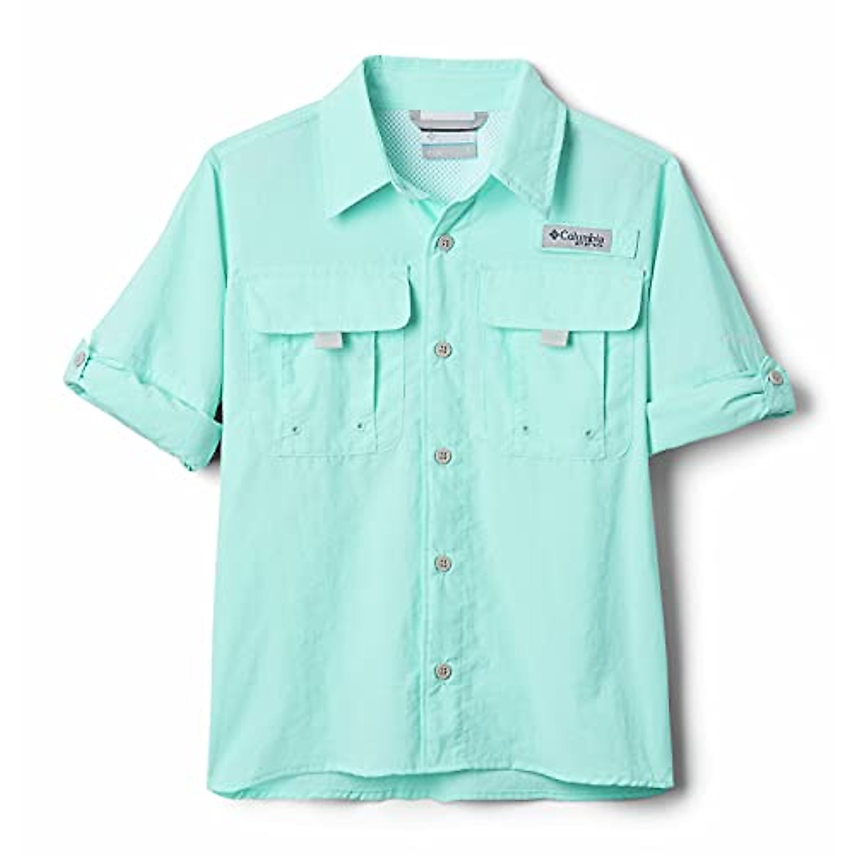 Columbia Boys Bahama Long Sleeve Shirt, Gulf Stream, Small