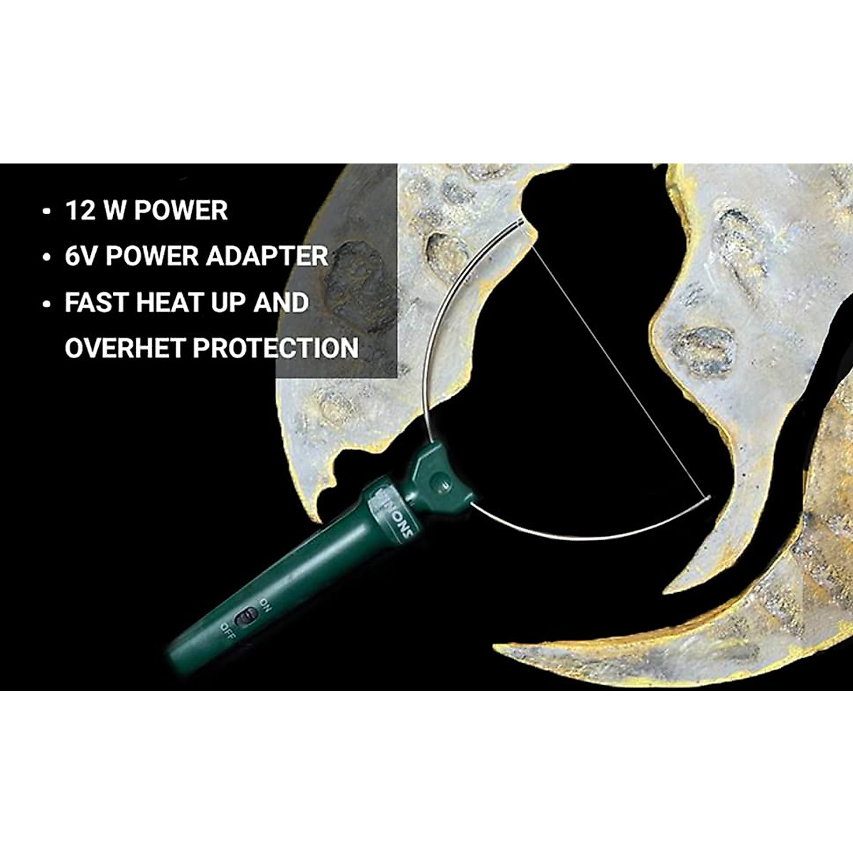 WINONS Foam Cutter, WFC-0001W Hot Wire Foam Cutter Electric Styrofoam Cutter Tool with Foam Marker, Replacement Wire and Safety Stand