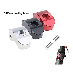 WELLSTRONG Tinke Folding Hook Lock Buckle Shaft Locking Screw Alloy Front Folding Hook Lack Replacement for Xiaomi Mijia M365 Electric Scooter Replacement Part Accessory