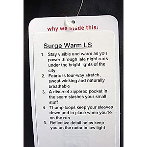 Lululemon Surge Warm Long Sleeve TOP Blk