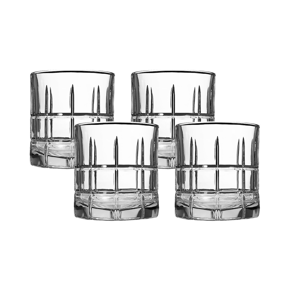 Anchor Hocking Manchester Drinking Glasses (4-Pieces, 10.5-ounce, dishwasher safe)
