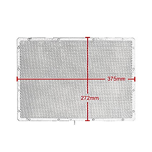 Motorcycle Radiator Cover Guard Water Tank Coolant Grill Grille Net Bezel Protector for 06-15 YZF R6 YZF-R6 YZFR6 2006 2007 2008 2009 2010 2011 2012 2013 2014 2015 (Gold)