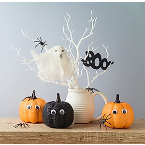 FINGOOO 1 Inch Googly Wiggle Eyes with Self Adhesive, 100-PACK for DIY Art Crafts