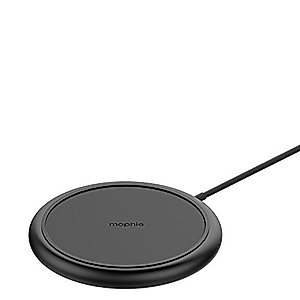 mophie Charge Stream Pad+ - 10W Qi Wireless Charge Pad - Made for Apple iPhone Xr, Xs Max, Xs, X, 8, 8 Plus, Samsung, and Other Qi-Enabled Devices - Black