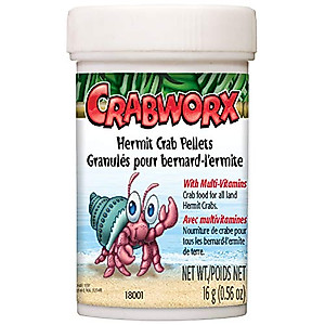 Crabworx Hermit Crab Pellets 0.56-Ounce
