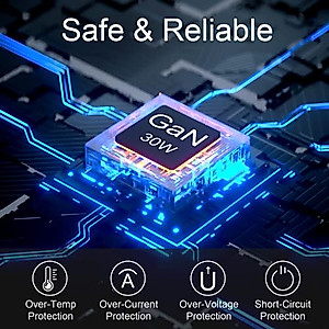 30W USB C Charger Block Jinsdar PD 3.0 PPS Fast Charging Power Adapter Type C Port Wall GaN Charge Super Fast Charger for iPhone 14 13 Plus Pro Max iPad Samsung S23 Google Pixel 7 Pro MacBook Air