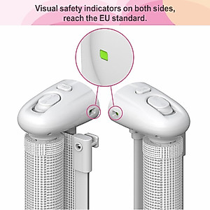 ALSOABA Retractable Baby Gates Extra Wide,120 Inches Extended Mesh Gates for Kids Or Pets，for Dogs Indoor Safety Gate Dog Gates for The House Extra Long Baby Gate f or Stairs Outdoor Large Pet Gate