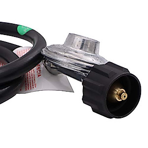 6.5 Feet Propane Heater Hose Regulator QCC1 for Fire Pit Grill Heater-Replacement Propane Hose and Gas Grill