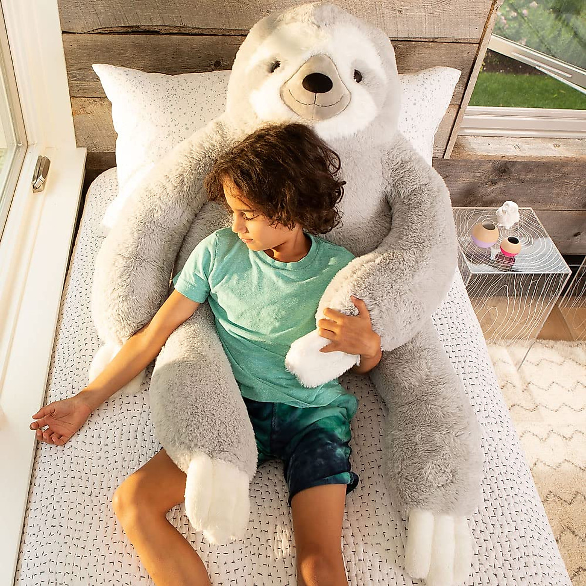 Vermont Teddy Bear Giant Sloth Stuffed Animal - Huge Stuffed Animals, 3.5 Foot, 42"