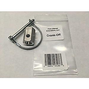 Crank-Off Top Wind Trailer Front Jack Crank Handle (Curt 28921) Cordless Drill Adapter
