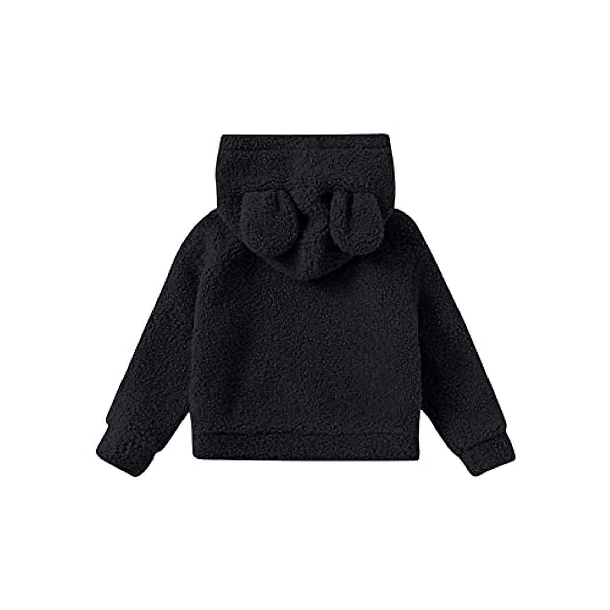Karlywindow Toddler Boys Girls Fleece Jacket Fuzzy Winter Warm Teddy Coat for Kids Baby