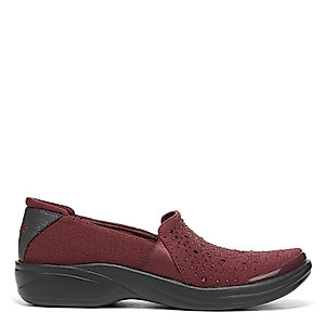 BZees Womens Poppyseed Slip-On Windsor Red 9.5 M