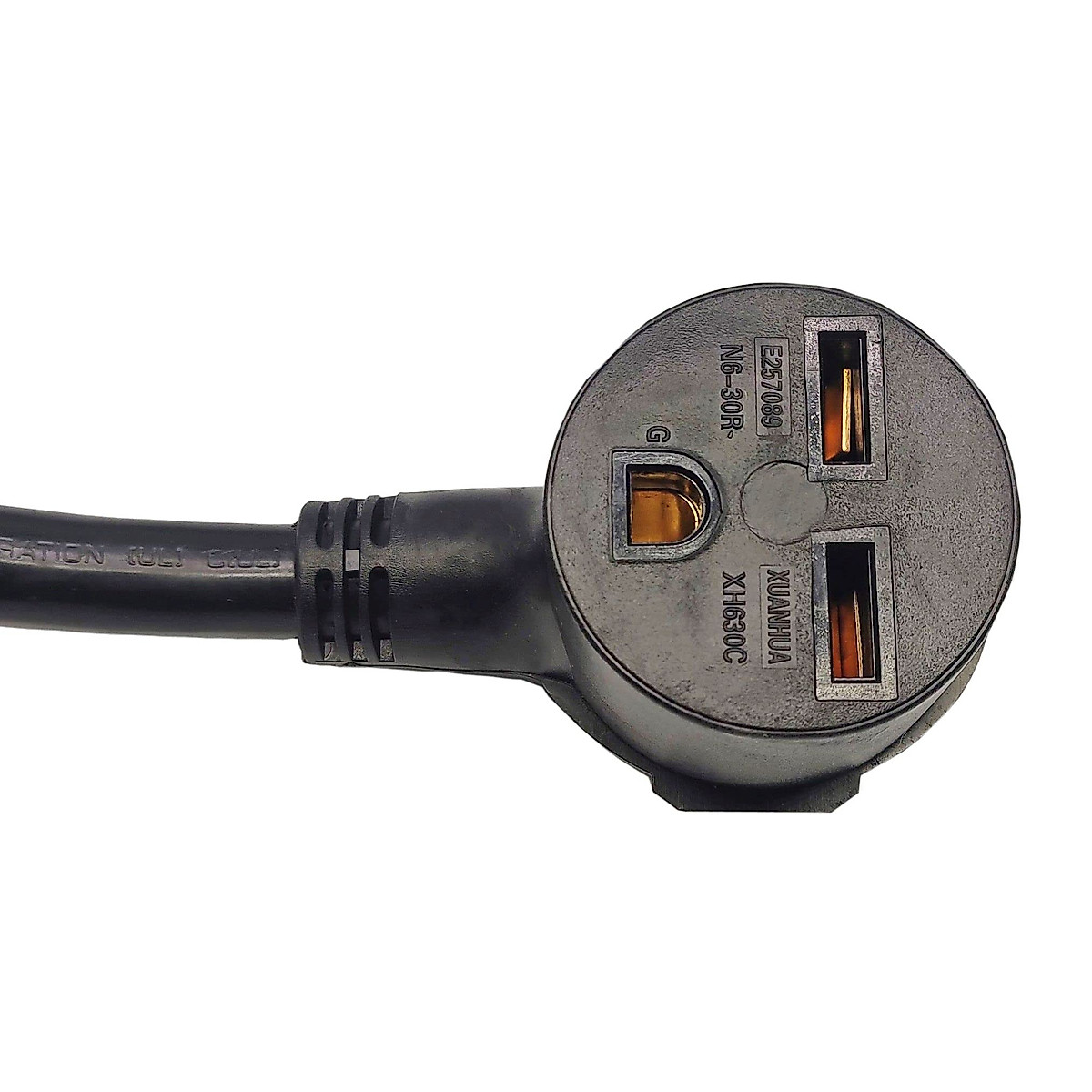 Fullsky FC-145631 RV Power Adapter Welding 30A Adapter Cord 14-50 Plug 4-Prong to 6-30 Receptacle 30A 250V