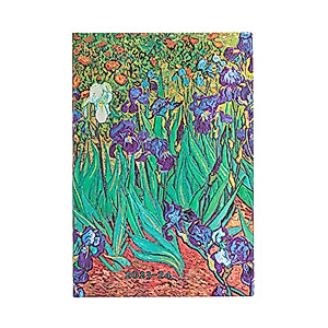 Paperblanks 18 Month Diaries 2023-2024 Van Gogh’s Irises | Horizontal | Mini (95 × 140 mm)