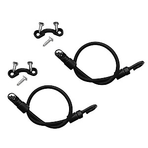 Yundxi 2 Sets Fishing Rod Tamer Straps Holder with Screws Surfing Rod Strap Belt Deck Mount Connector Boat Pole Holder for Surfboard Kayak Boating Marine Fishing