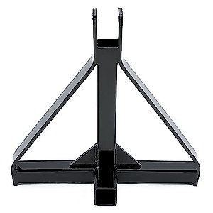 3 Point 2" Receiver Trailer Hitch Category 1 Tractor Tow Drawbar Adapter for BX Kubota, John Deere, LM25H WLM Tractor, NorTrac, Kioti, Yanmar, Cat