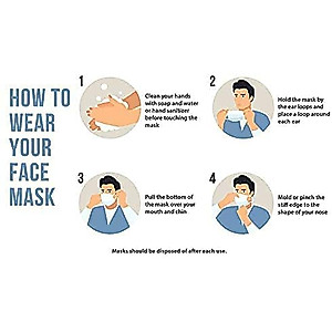 CLEAR BREATH Disposable Kid Face Masks - Kid (Preschooler up 1st Grader) and Teen (1st Grader to 7th Grader) - 50 Pieces (Little Kid)