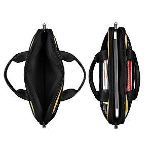 Lemon Fruit Laptop Computer Bag Waterproof Shoulder Messenger Bag 13-15 inch Durable Laptop Tote Bag with Shoulder Strap Handle Lightweight Crossbody Briefcase