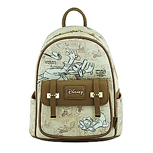Wondapop Disney Donald Duck 11" Vegan Leather Fashion Mini Backpack