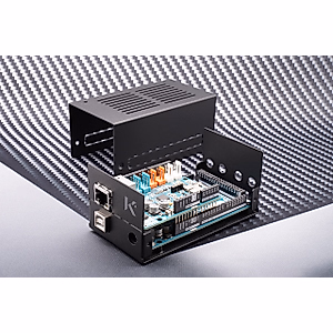 KKSB Project Case for Arduino UNO Rev3 and Mega Rev3 - Steel SBC Enclosure - Space for Arduino Ethernet Shield