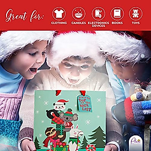 Bulk Christmas Gift Bags Large -12 Cute and Fun Designs- Large Christmas Bags for Gifts with Christmas Tissue Paper Gift Wrap Set-Holiday Gift Bags -Large Xmas Gift Bags-12.75"X10.25"X4.5" inches