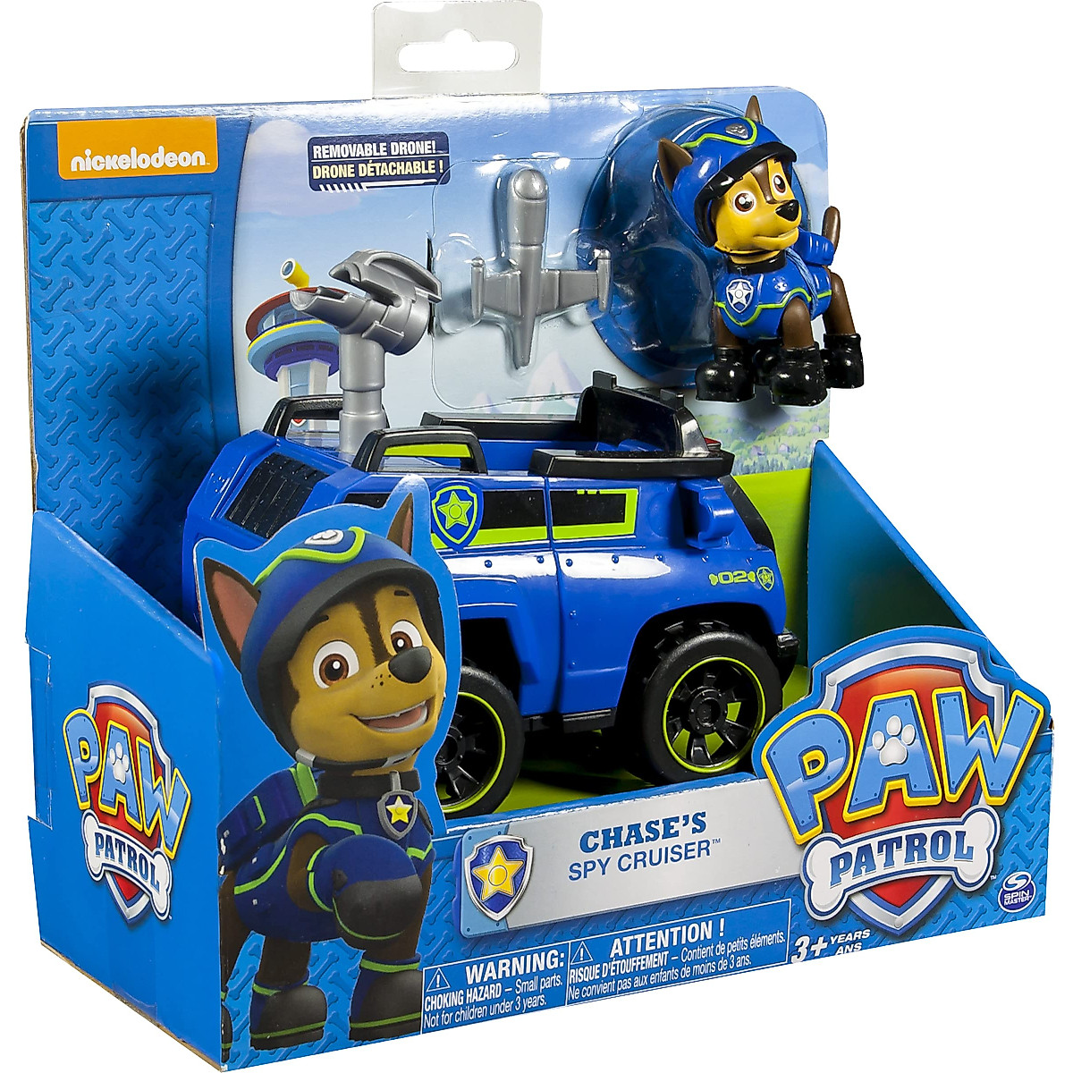 Paw Patrol Chase's Spy Cruiser, Vehicle & Figure, Multicolor (20068612-6026594)