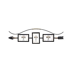J.T. Industries Arrow Wall Decor with 3 Frames Black