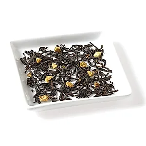 Golden Moon Tippy Earl Gray Tea - Organic Black Tea - Real Bergamot Peels & Extract - Loose Leaf, Non-GMO - Half Pound (96 Servings)