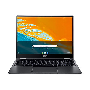 Acer Chromebook Spin 513 Convertible Laptop | 13.5" 2256x1504 Gorilla Glass Touch | MediaTek Kompanio 1380 Octa-Core CPU | 8GB LPDDR4X | 128GB eMMC | WiFi 6 | Backlit KB | Chrome OS | CP513-2H-K62Y