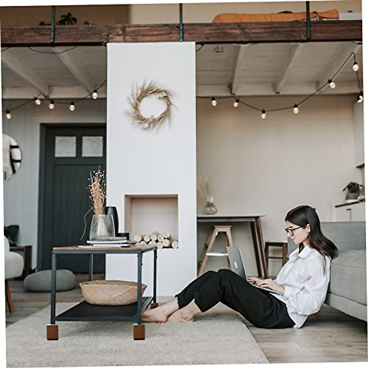 Holibanna 4pcs Furniture Heightening Pads Table Foot Riser Lift Furniture Risers Furniture Post Riser Floor Couch Desk Risers Table Feet Heighten Pad Furniture Heightening Mat Chair Feet Mat