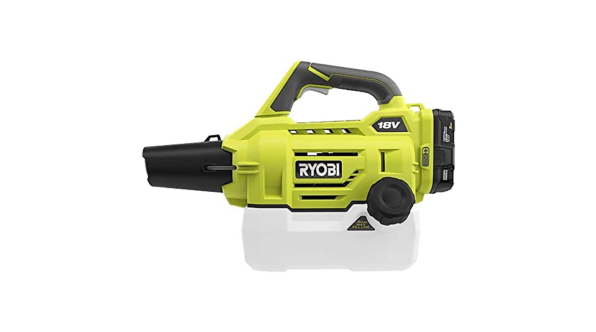 RYOBI ONE+ 18-Volt Lithium-Ion Cordless Mister with 2.0 Ah Battery and ...