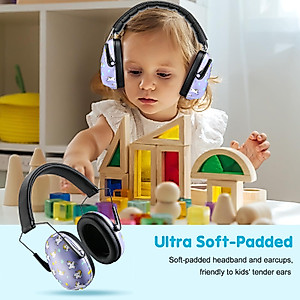 ProCase Noise Cancelling Headphones for Kids Toddler, SNR 27dB Noise Reduction Ear Muffs, Kids Ear Protection for Fireworks Autism, Sensory Headphones for Autistic Kids -Carton