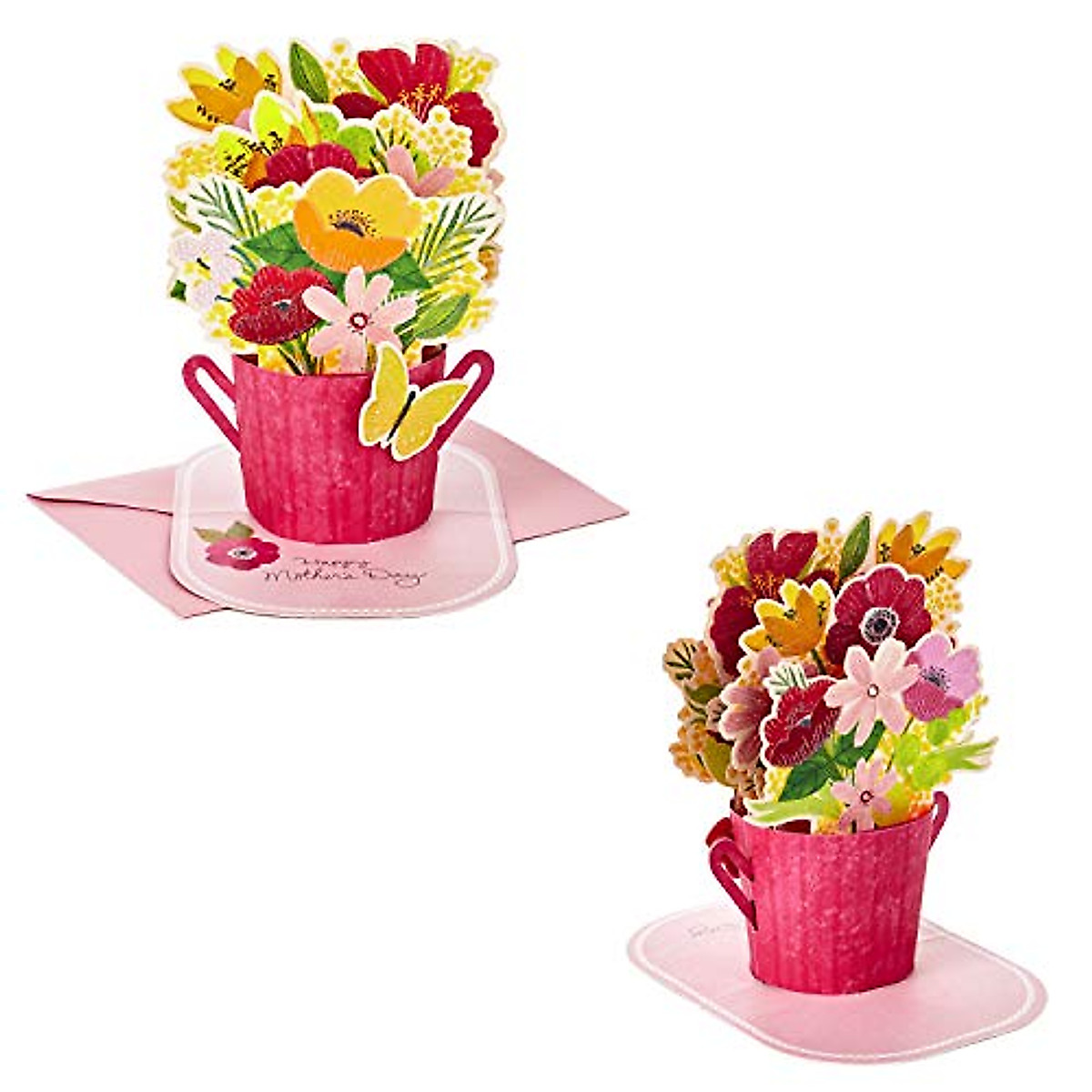 Hallmark Paper Wonder Mothers Day Pop Up Card (Flower Bouquet, You Deserve This Day)