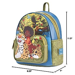 Loungefly Disney: Encanto - Antonio and Parce The Jaguar Backback, Amazon Exclusive, Multicolor