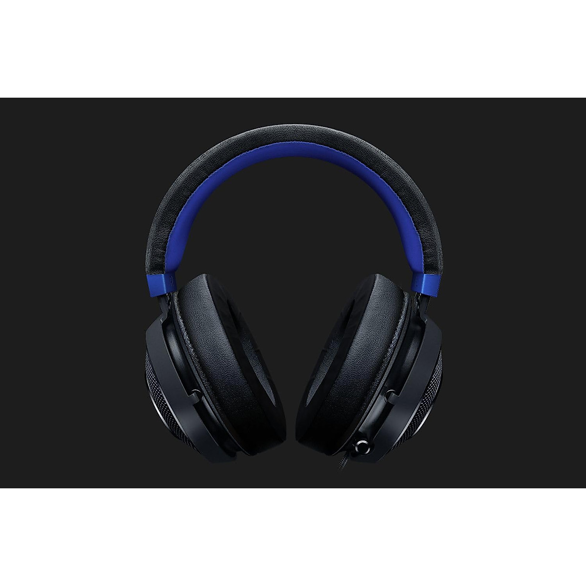 Razer Kraken for Console - Wired Console Gaming Headset (Custom-Tuned 50 mm Drivers, Cooling Gel-Infused Ear Cushions, Unidirectional Retractable Microphone, Cross-Platform) Black-Blue